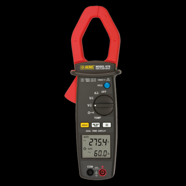 AEMC Clamp-on Meter Model 670 | AEMC Clamp-on Meter Model 670